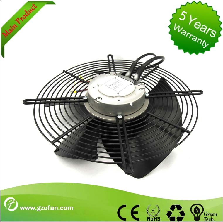 200mm EC Exhaust Axial Fan , Industrial Ventilation Fans With External ...