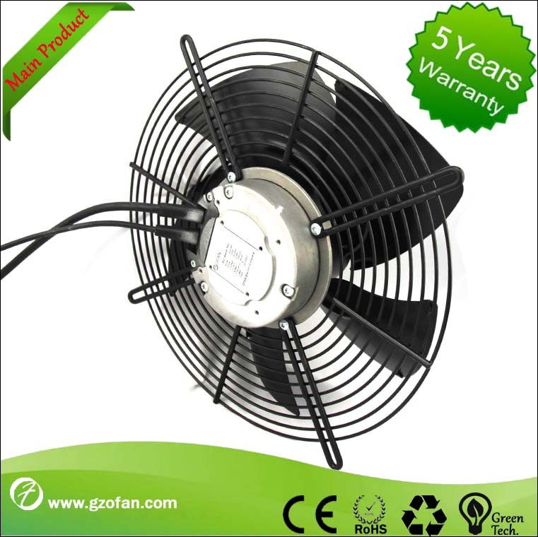 200mm EC Exhaust Axial Fan , Industrial Ventilation Fans With External ...